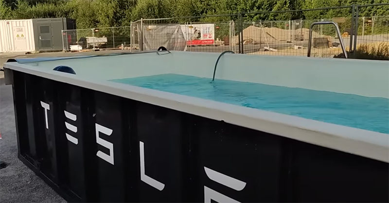 Tesletter Issue 227 - Tesla swimming pool
